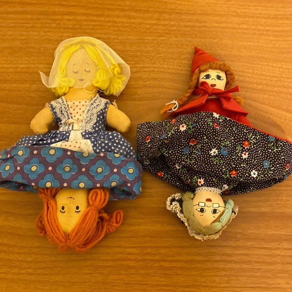 Toys | Vintage Topsy Turvy Cinderellared Riding Hood Dolls | Poshmark